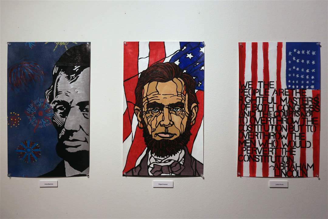 Abraham Lincoln Banner Art Exhibit and Reveal - The Blade