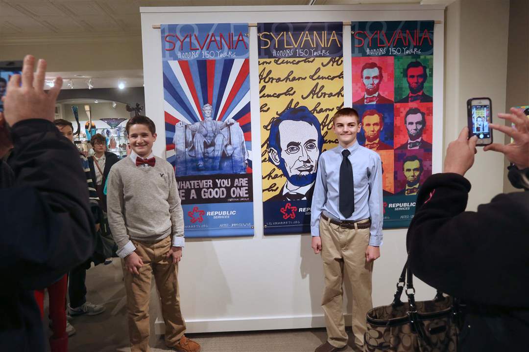 Abraham Lincoln Banner Art Exhibit and Reveal - The Blade
