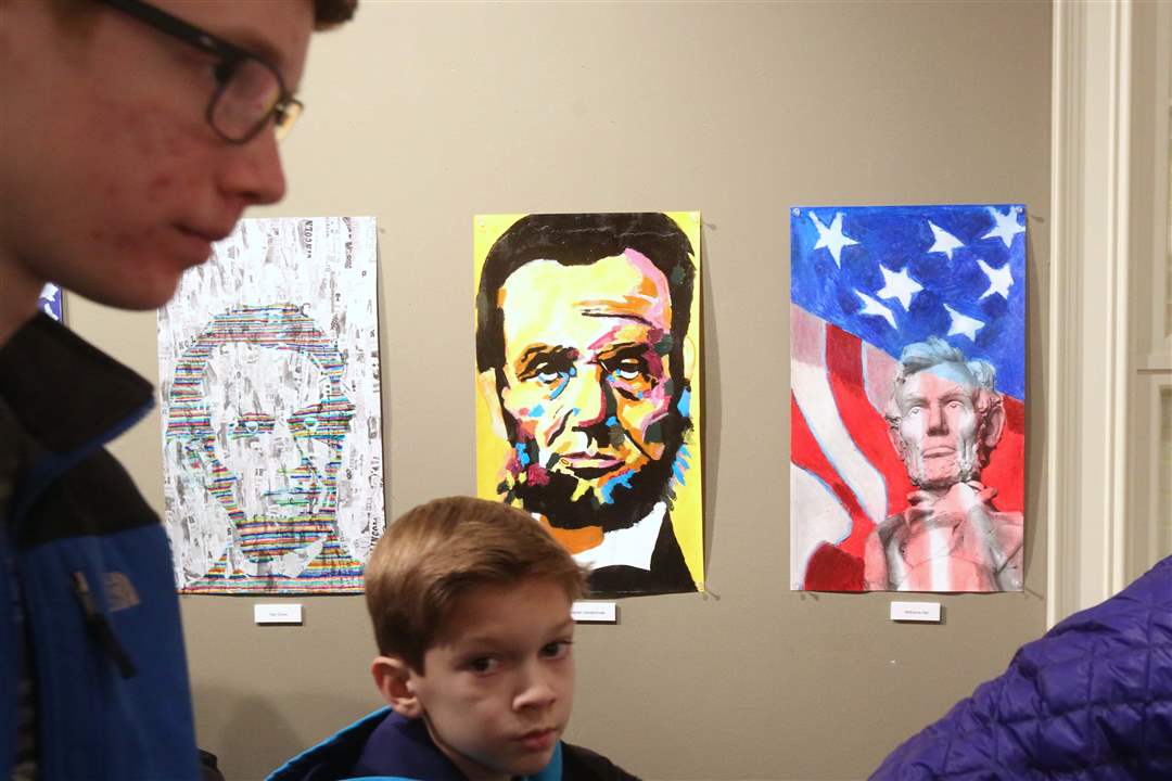 Abraham Lincoln Banner Art Exhibit and Reveal - The Blade