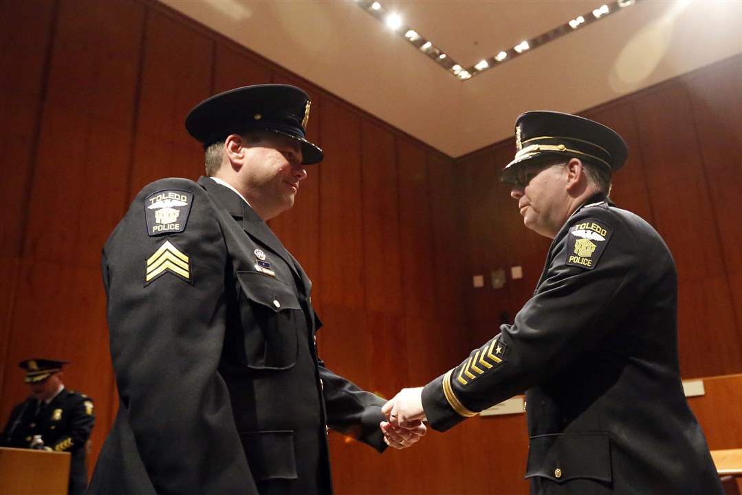 Toledo police promotion ceremony - The Blade